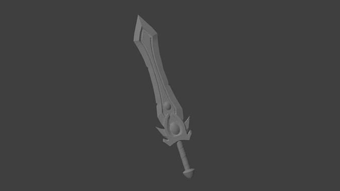 Garen Sword from League Of Legends 3d model
