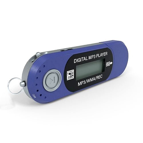 Digital MP3 Player USB 3d model