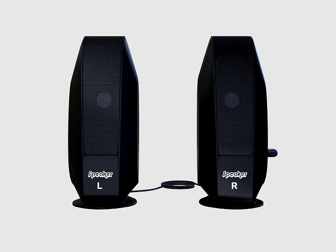 Speakers 3d model