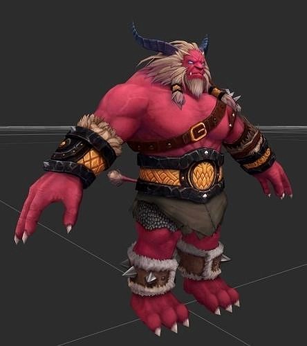 Game monster 3d model