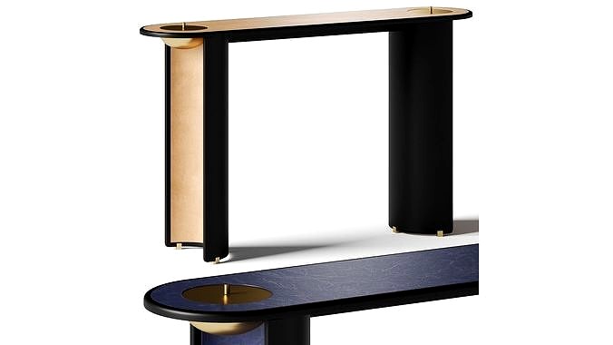 Baxter Parsec Console Table 3d model