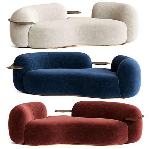 Tateyama Sofa Secolo 3d model
