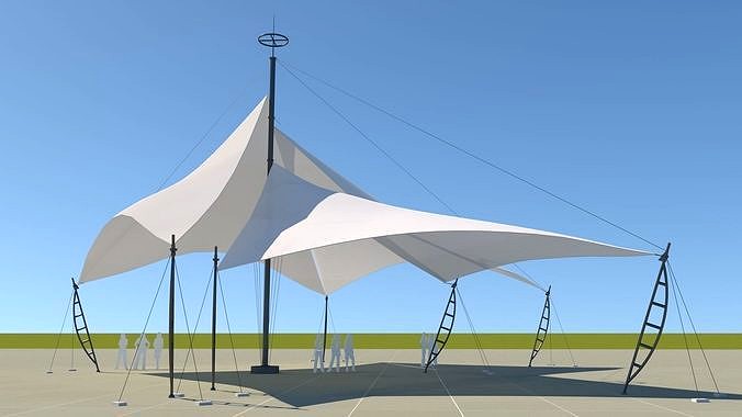 Tensile Fabric Structure -4 3d model