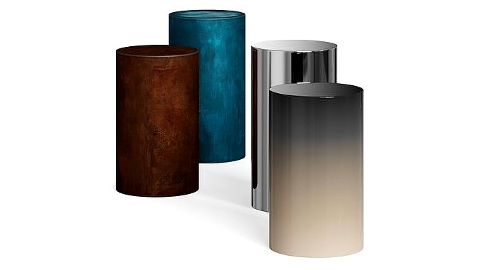 Minotti Pilotis Indoor and Outdoor Coffee Tables 3d model