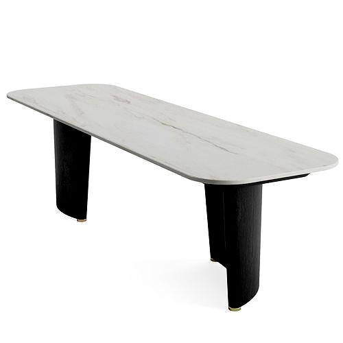 Minotti Song Coffee Table 40X134X36 PBR Texture 3d model