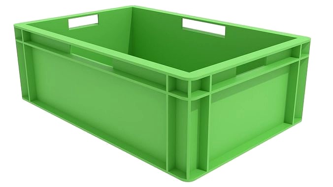 Eurobox 600x400x200mm 3d model