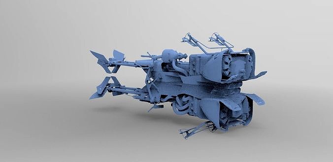 Star Wars inspired Pod Racer Slim 3d model