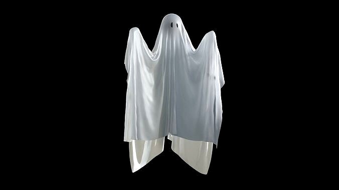 High Poly Ghost Model 3d