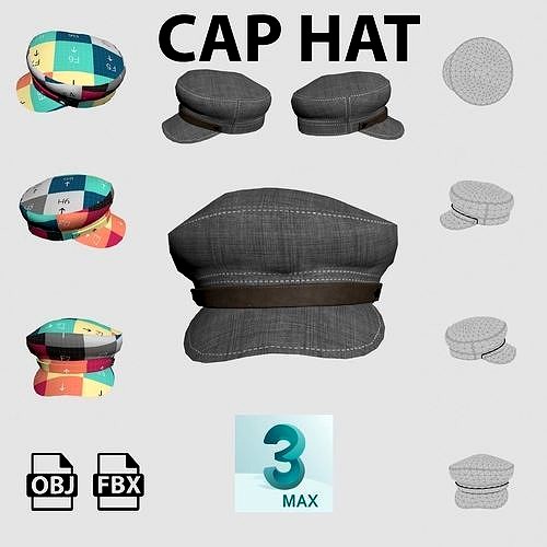 Cap Hat 3d model