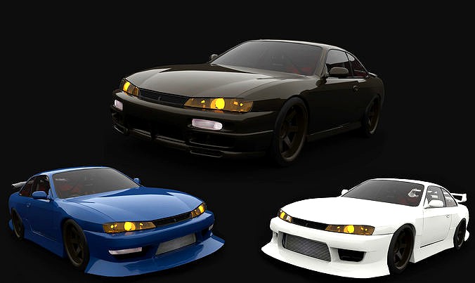 Nissan Silvia S14 3d model