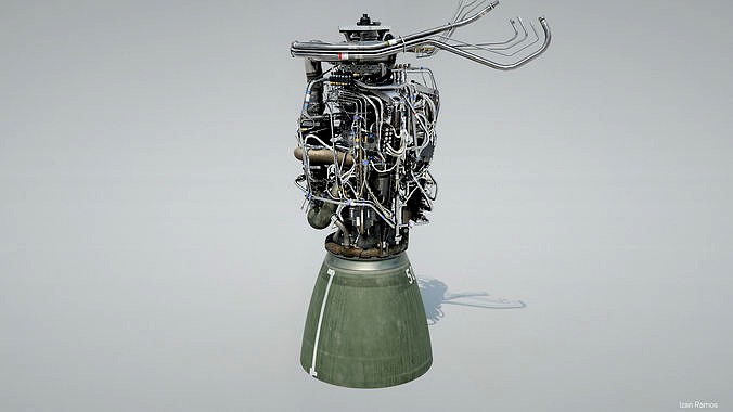 Raptor Engine SN50 3d model