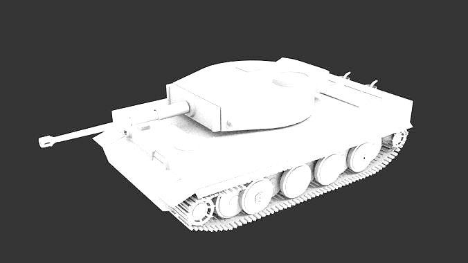 Tiger tank 3d model