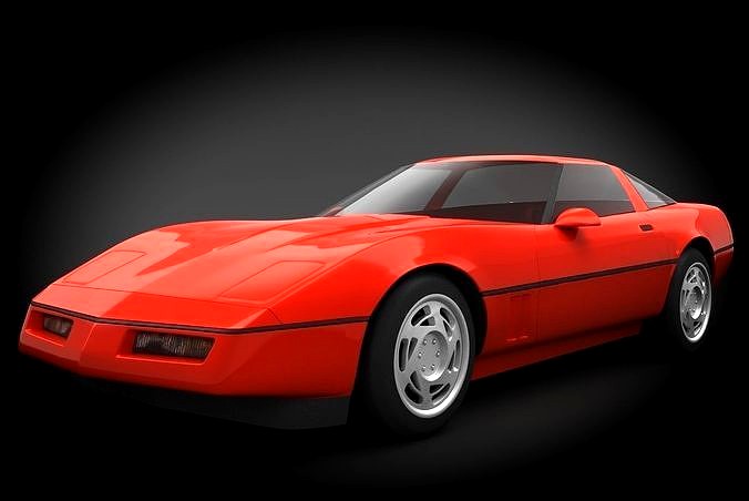 Chevrolet Corvette C4 ZR1 1990 3d model