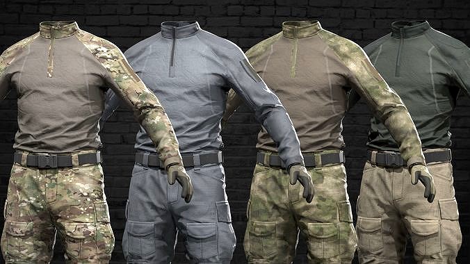 MILITARY Game Ready VOIN Uniform 3d model