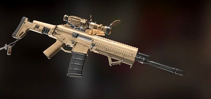 Scar-L gun 3D model