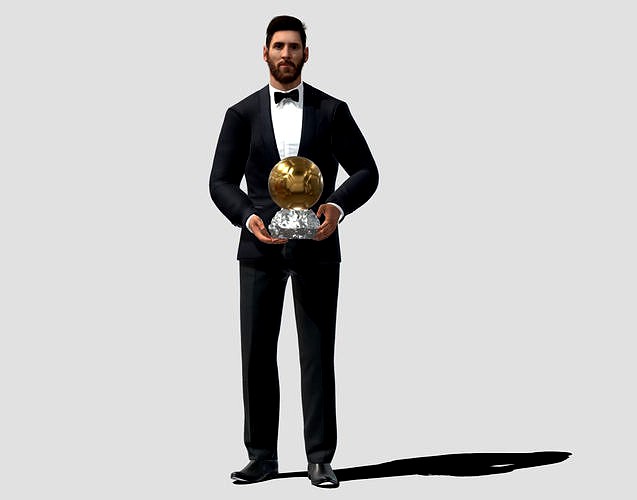 Lionel Messi 3d model