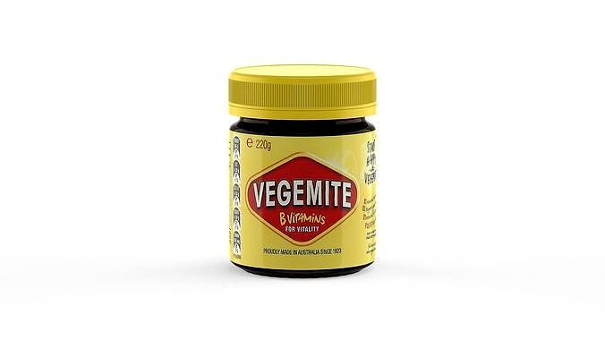 Vegemite Jar 220g Proudly Made in Australia since 1923 - Pot 3d model