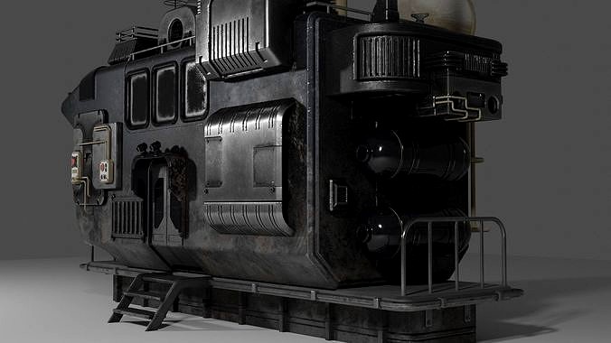 Sci-Fi Watchtower 3d model