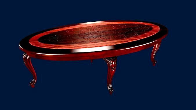CLASSIC COFFEE TABLE 3d model