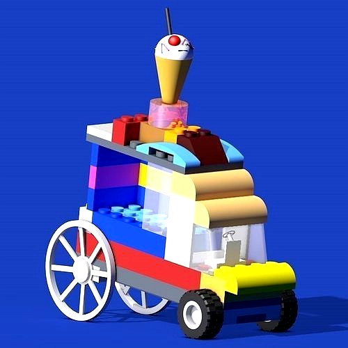 Lego Ice-Cream Truck 3d model