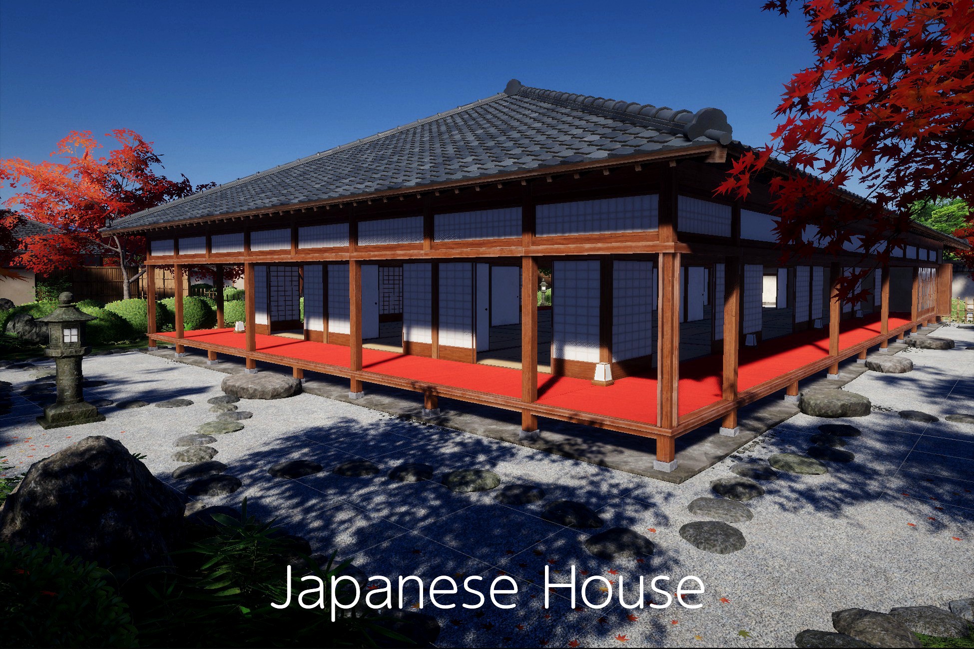 Japanese House 3d model