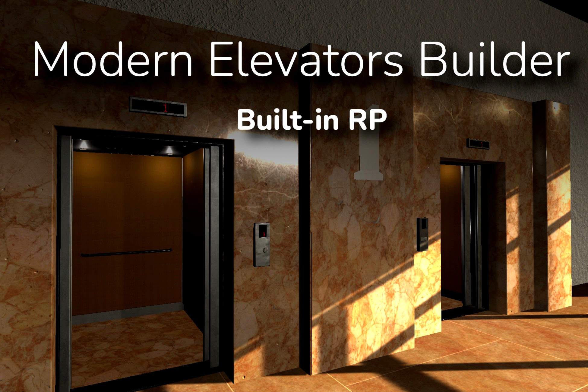 Modern Elevators Builder - Built-in RP 3d model