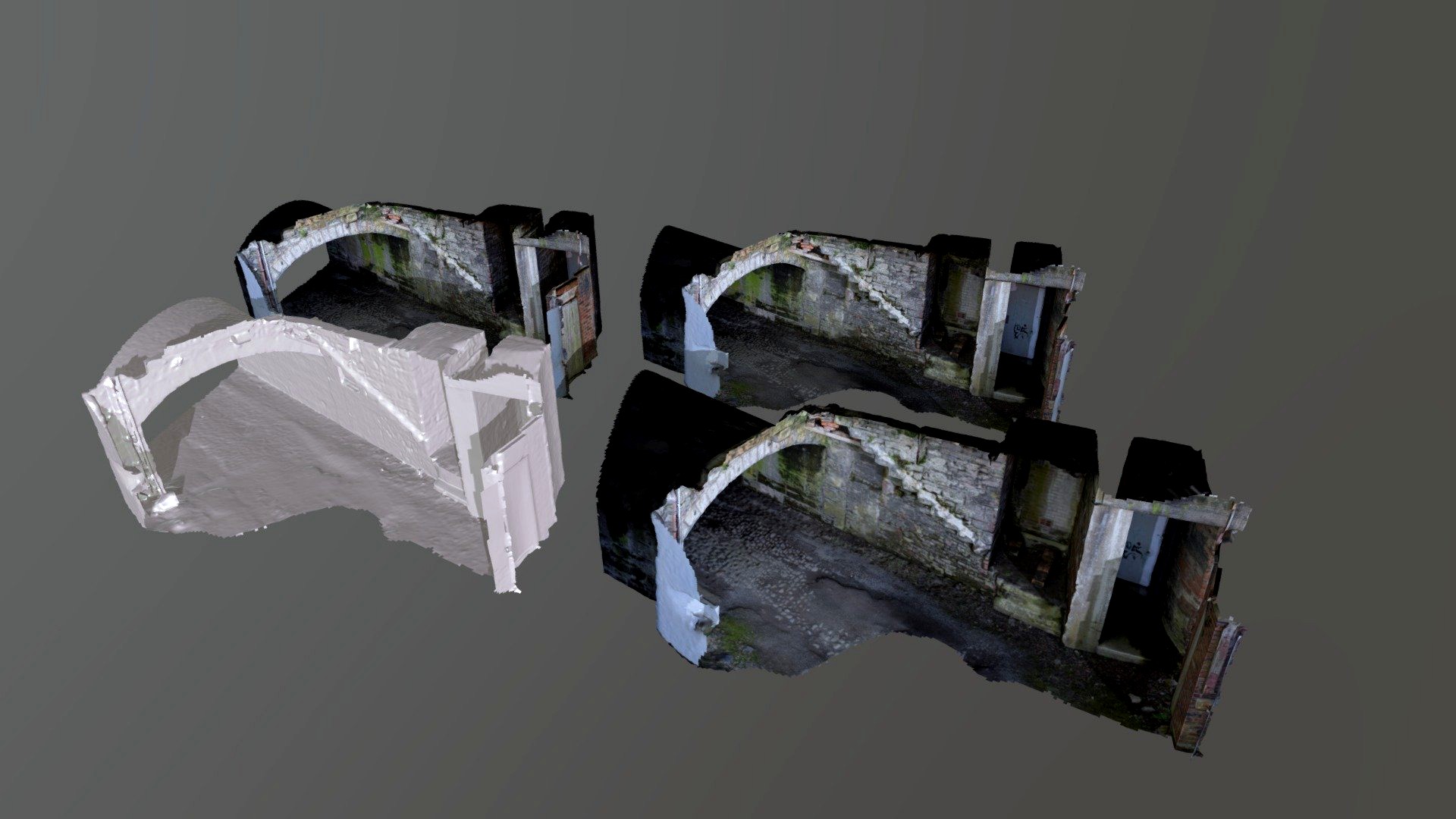 Urban Alley Pack1 with 8 & 16k Textures 3d model