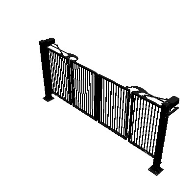 V-King Double-leaf Bi Folding Gate_Revit 3d model