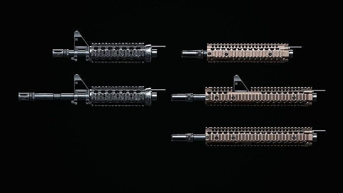 M4 - Handguards 3d model