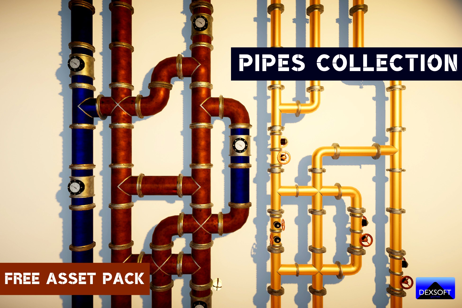 Pipes FREE Collection 3d model