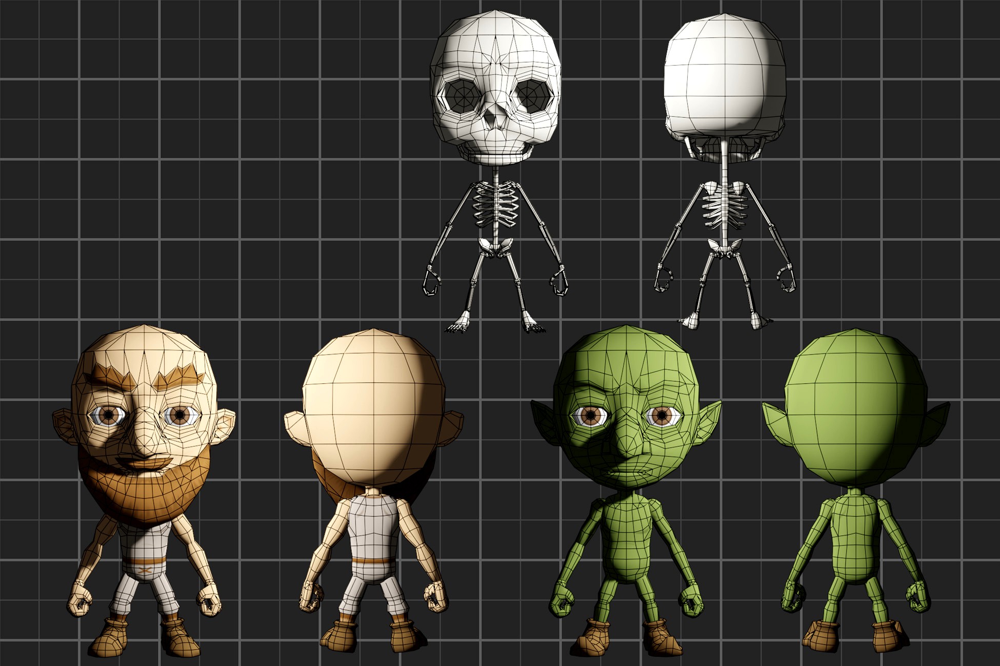 3D Character for Action model