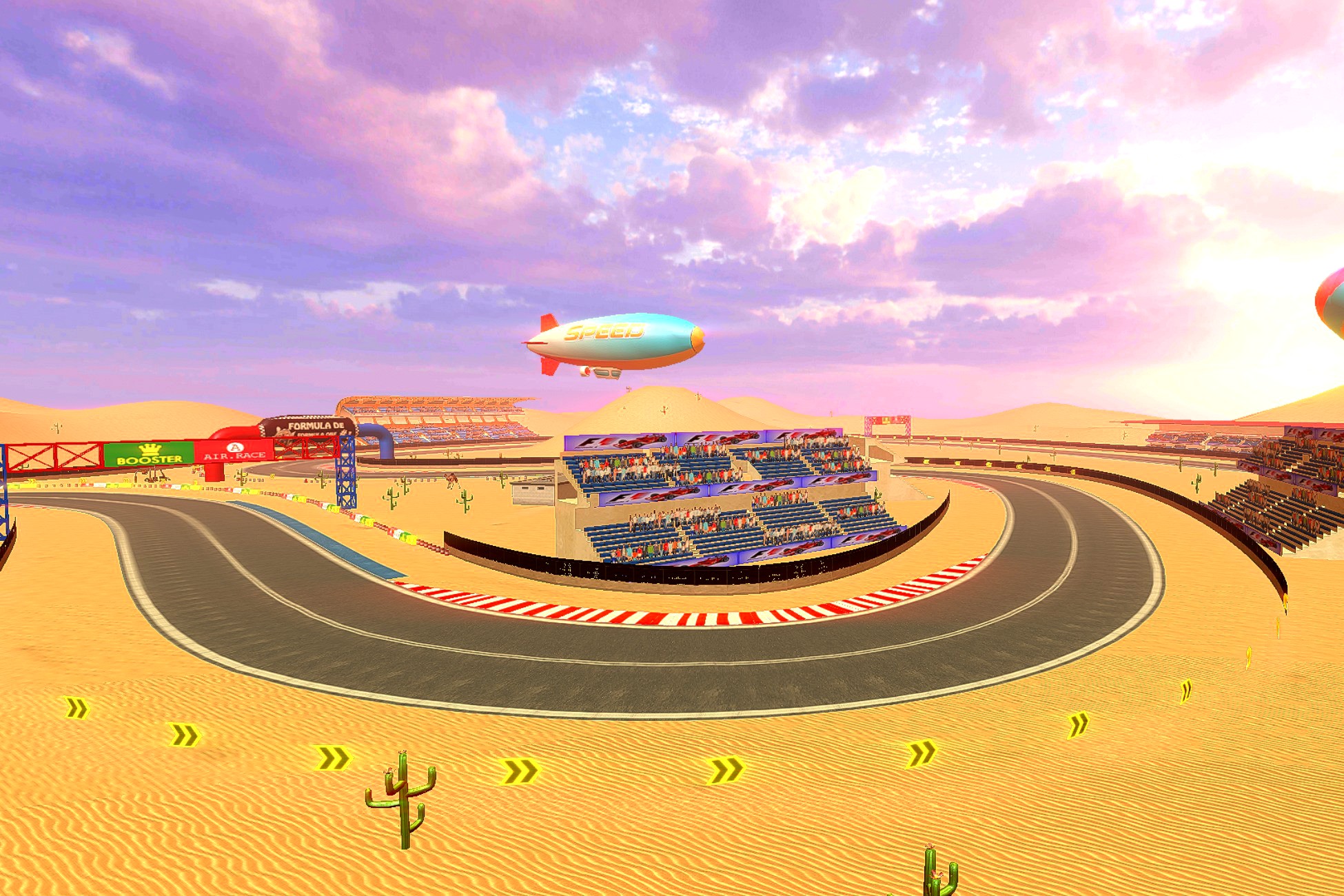 F1 Car racing Tracks (Mobile Optimised) 3d model