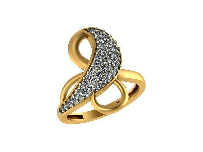 infinity ladies ring | 3D model
