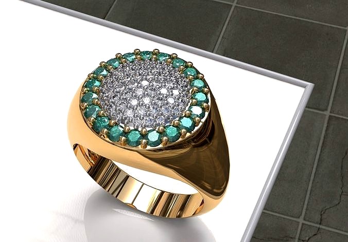 FEMALE CHEVALIER RING | 3D model