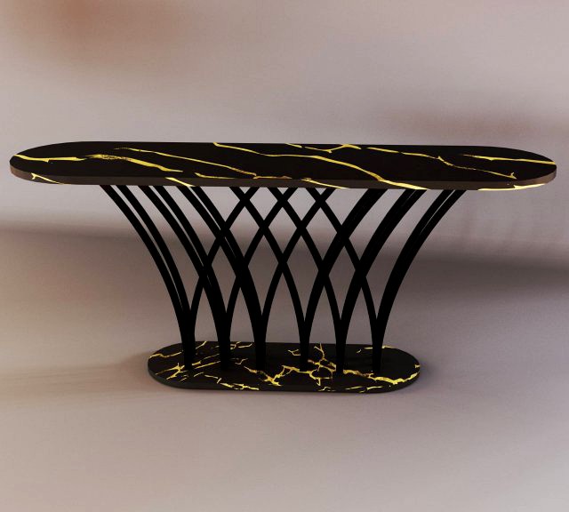 Table console classic 3d model