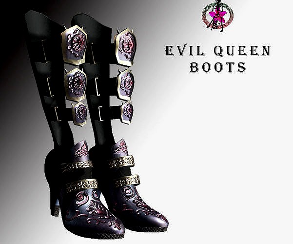 Evil Queen - Boots 3d model