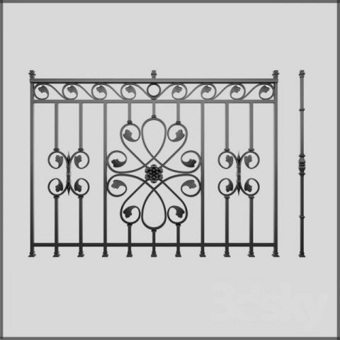 Ferforje wrought iron 3d model