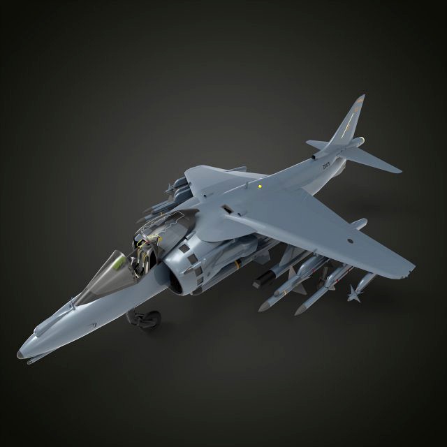 Harrier Jump Jet 3d model