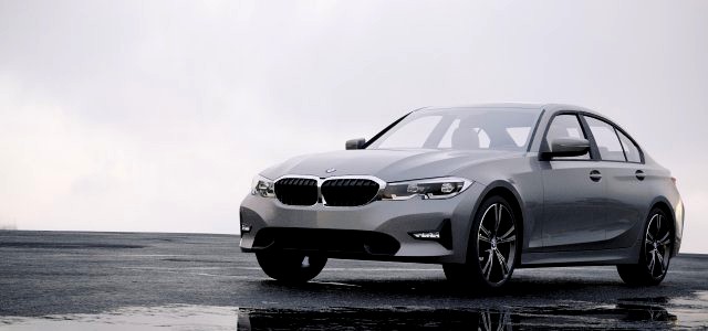 3 series g20 sport sedan 2019 detailed interior 3d model