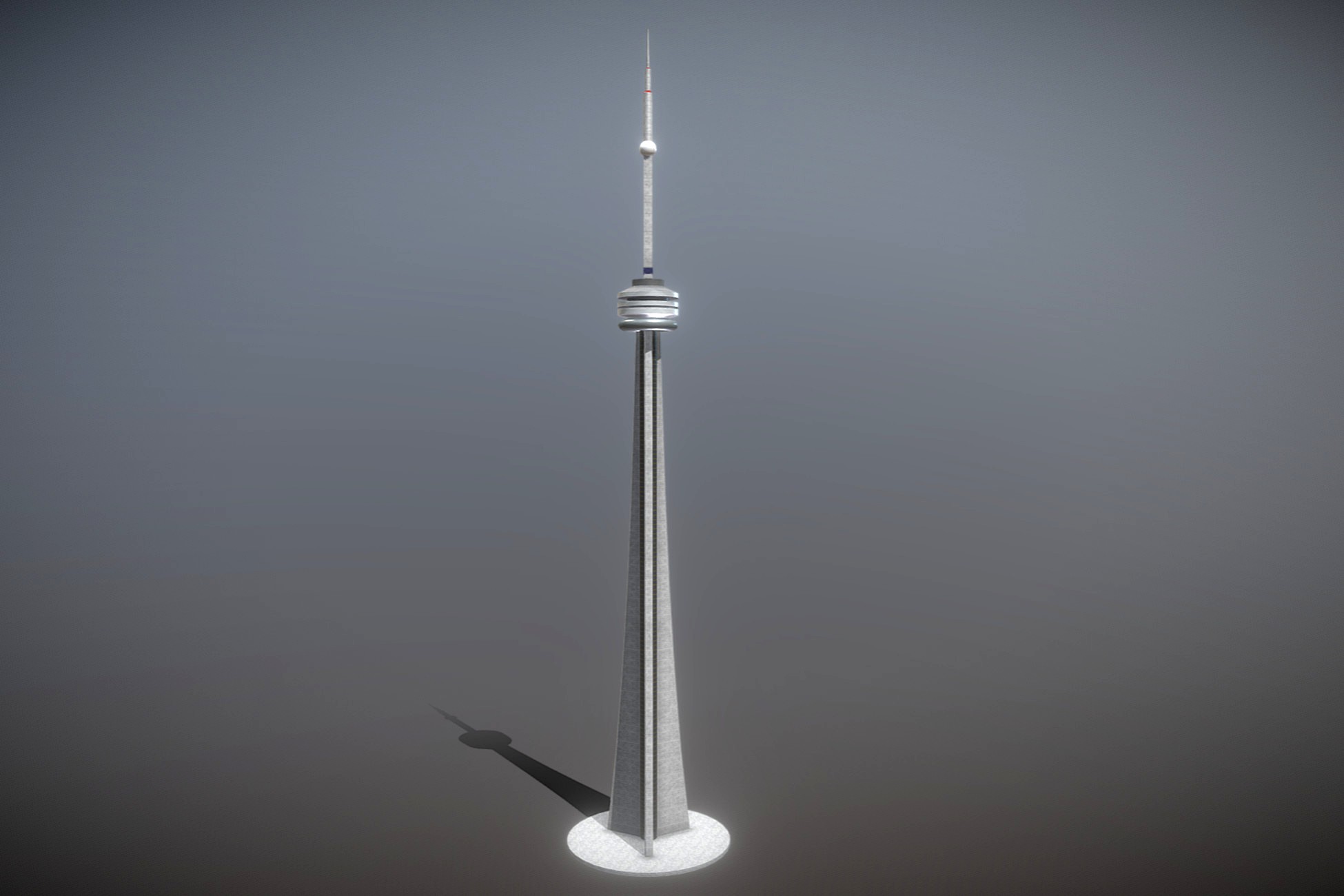 CN Tower Model 3d