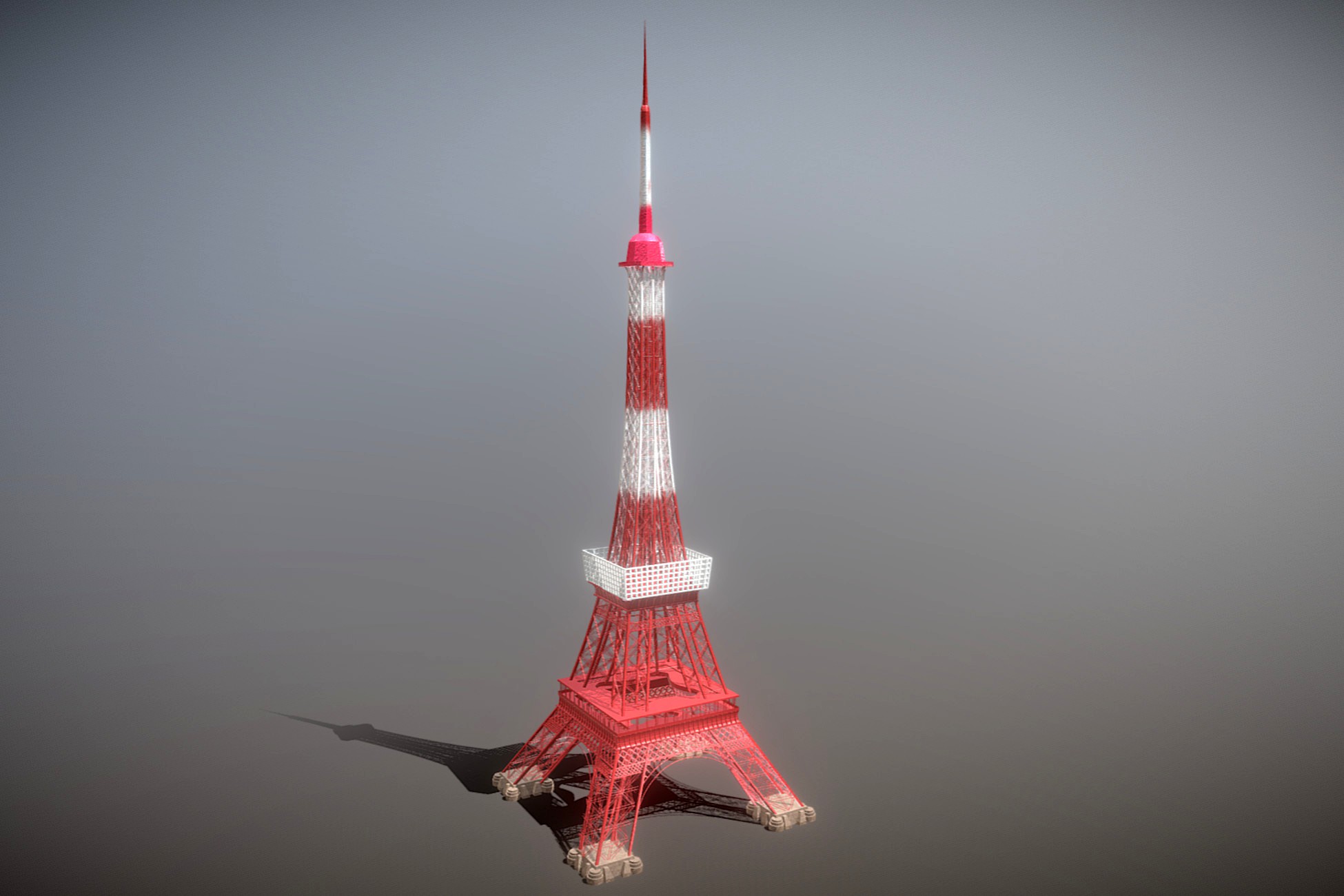 Tokyo Tower Model 3d