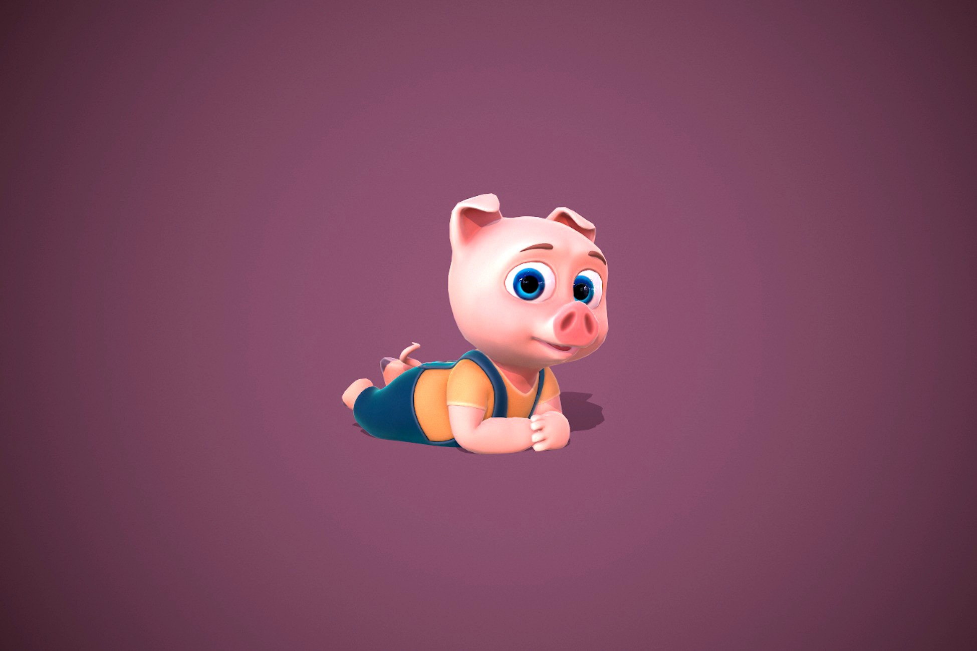 Piggy Character 3d model