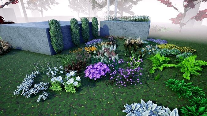 Simplified Foliage MEGA PACK 3d model