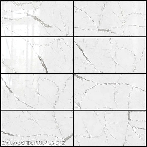 Decovita Calacatta Pearl 600x1200 Set 2 3d model