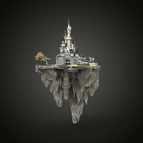 Flying Castle III 3d model