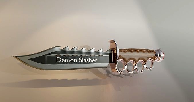 knife demon slasher 3d model