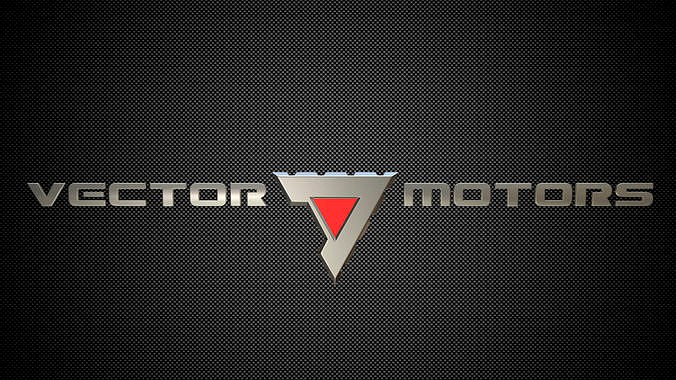 vector motors logo 3d model