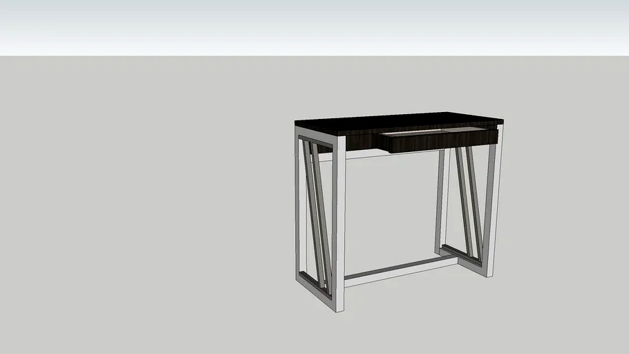 meja minimalis 3d model