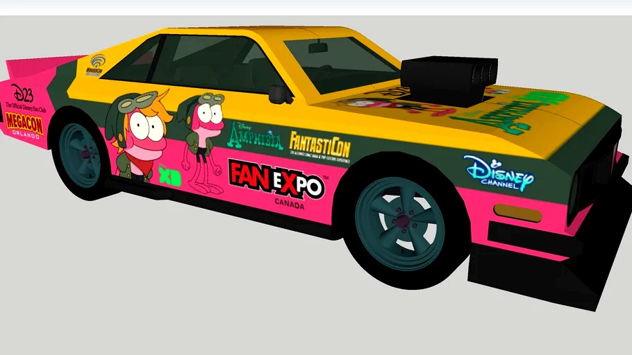 Amphibia Sprig Plantar Car 3d model