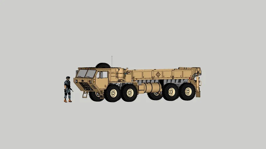 OSHKOSH HEMTT M977 CARGO TRUCK (HEMTT) 3d model